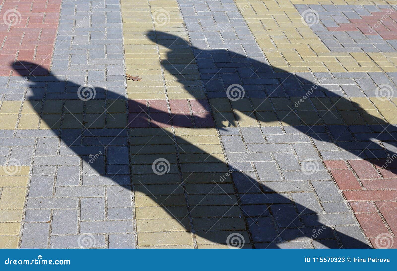 Two people shadow stock image. Image of evening, lover - 115670323