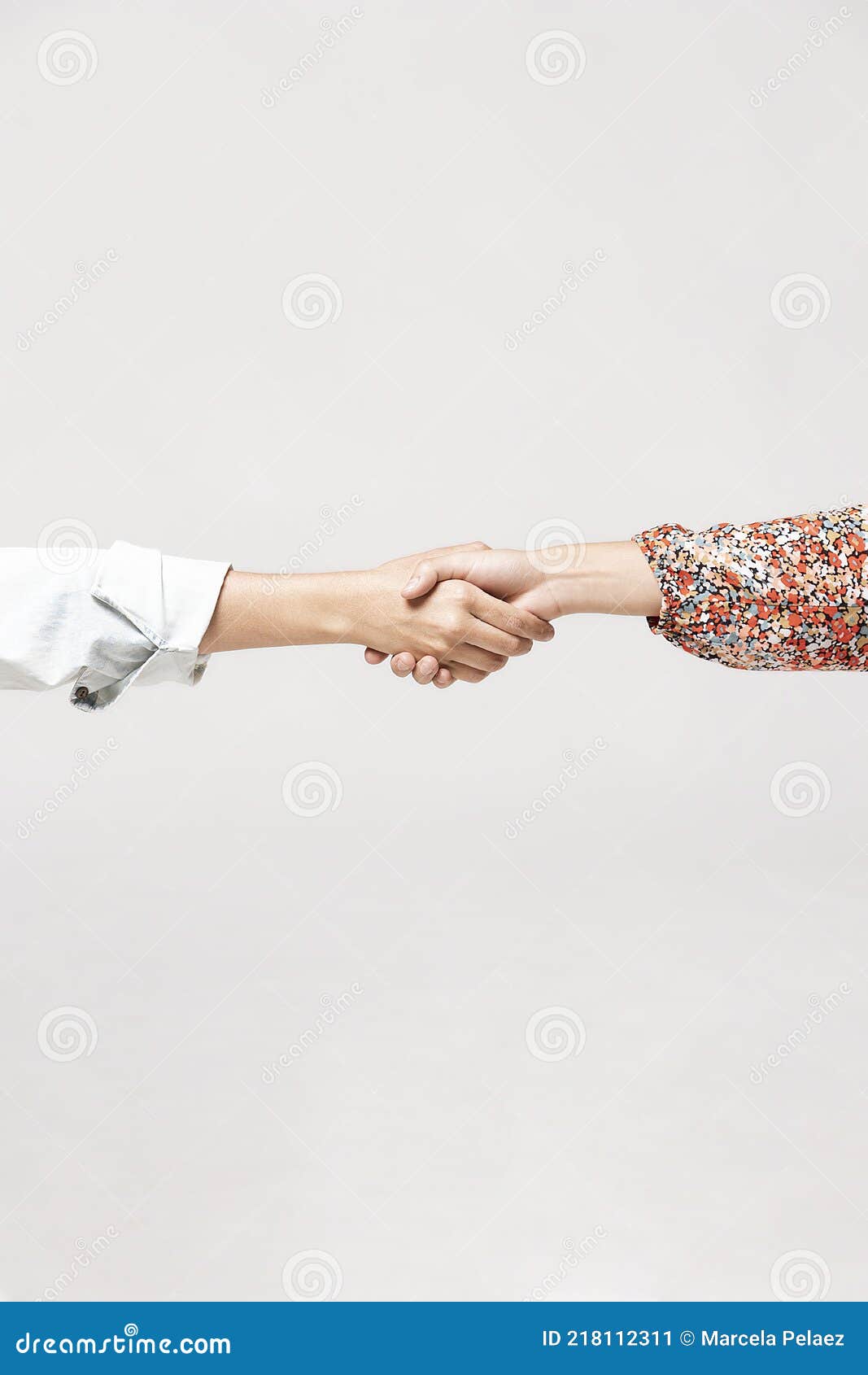Two people shake hands stock image. Image of human, people - 218112311