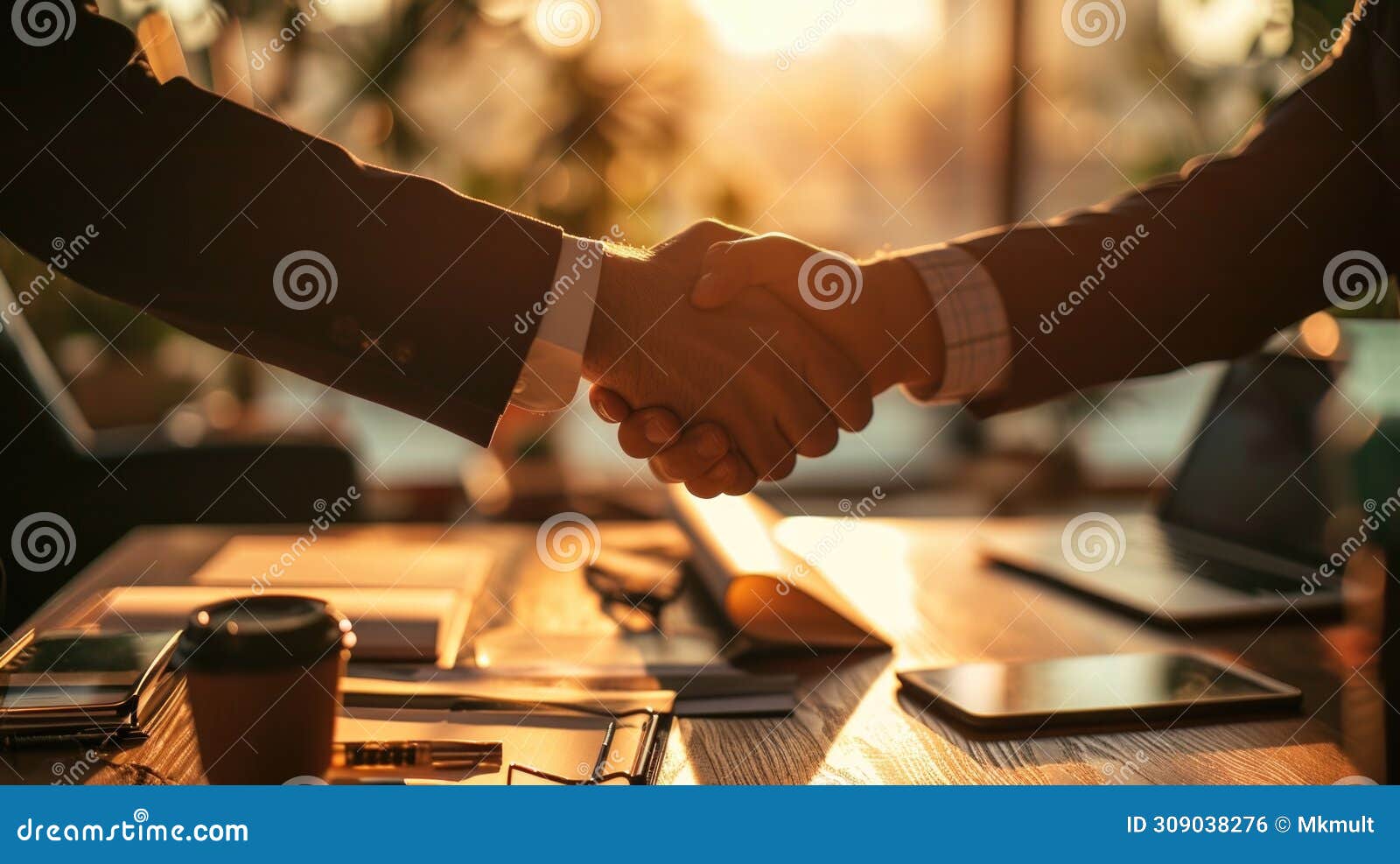 A Professional Handshake between Two People Stock Photo - Image of ...