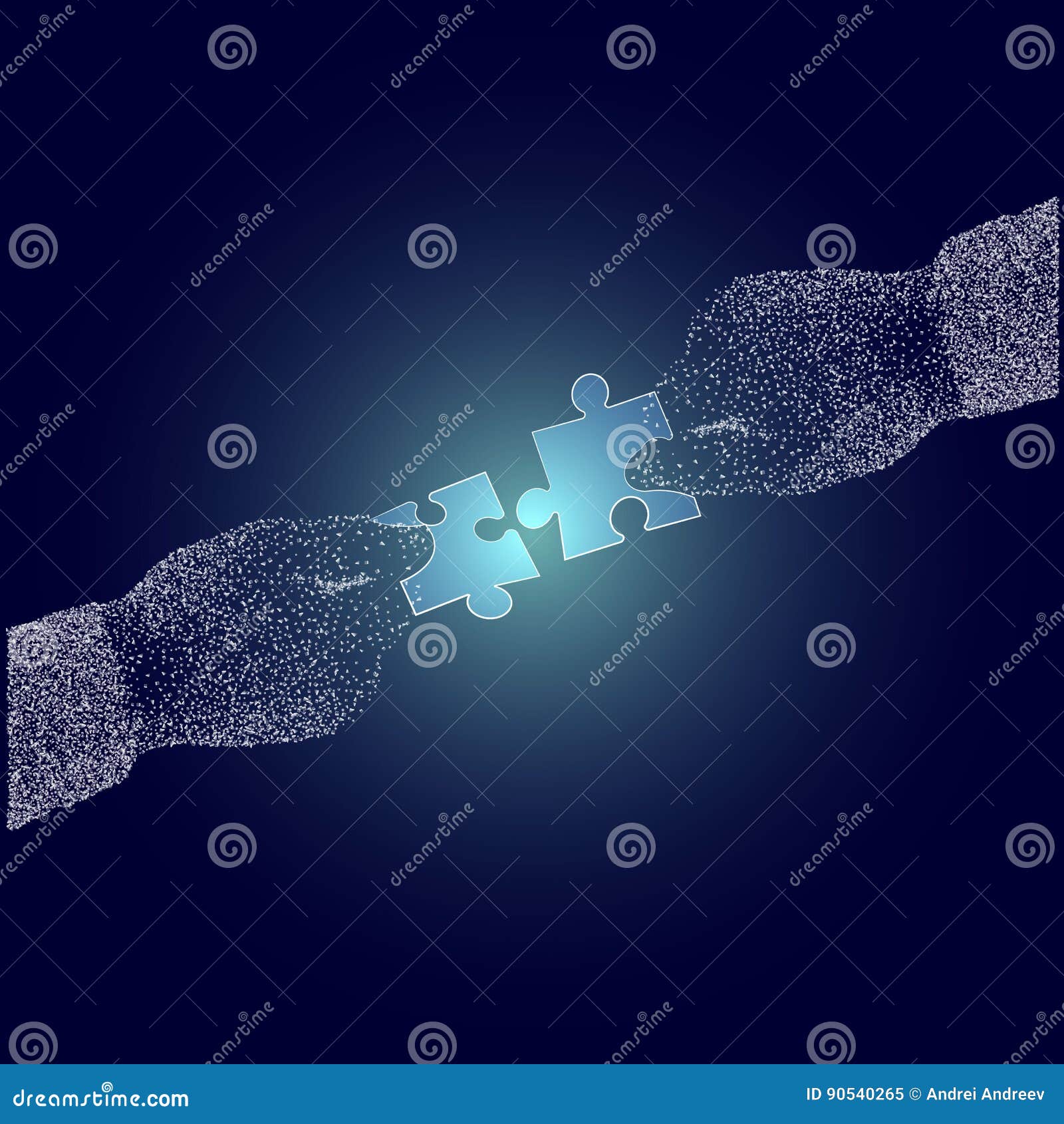 Two People Solve, the Problem. Collect Puzzle Together Stock Vector ... Two People Solve, the Problem. Collect Puzzle Together Stock Vector ...