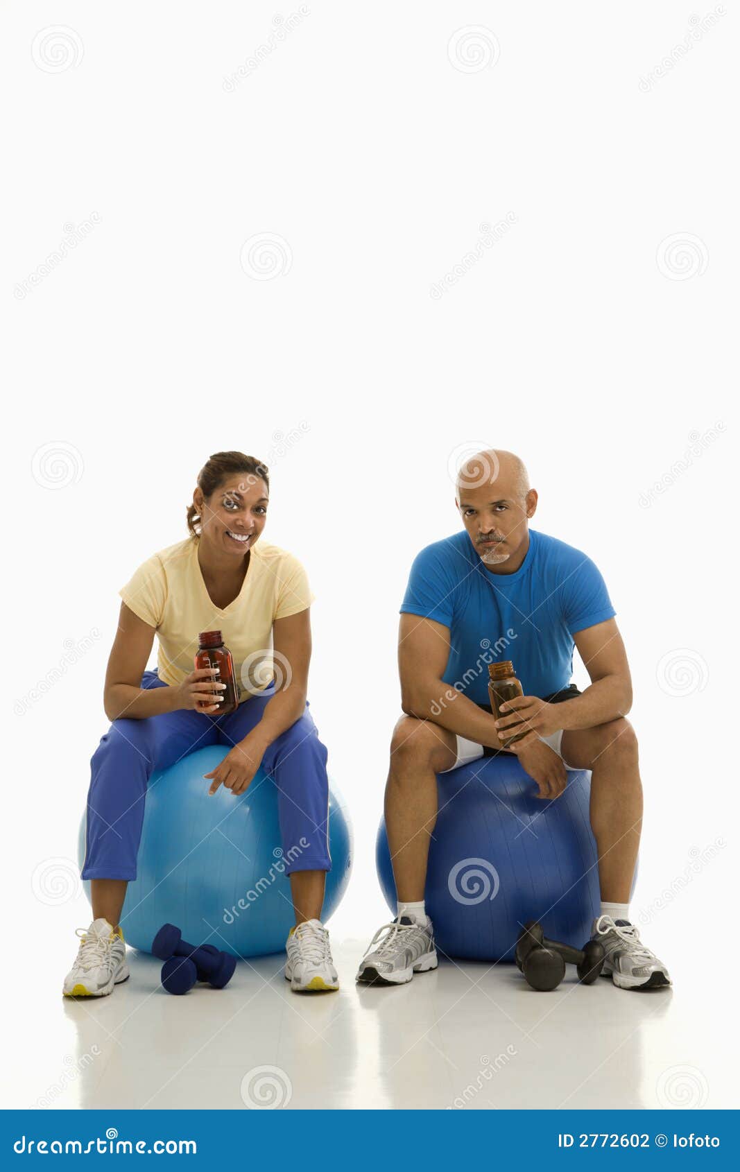 Two people taking break. stock photo. Image of physical - 2772602