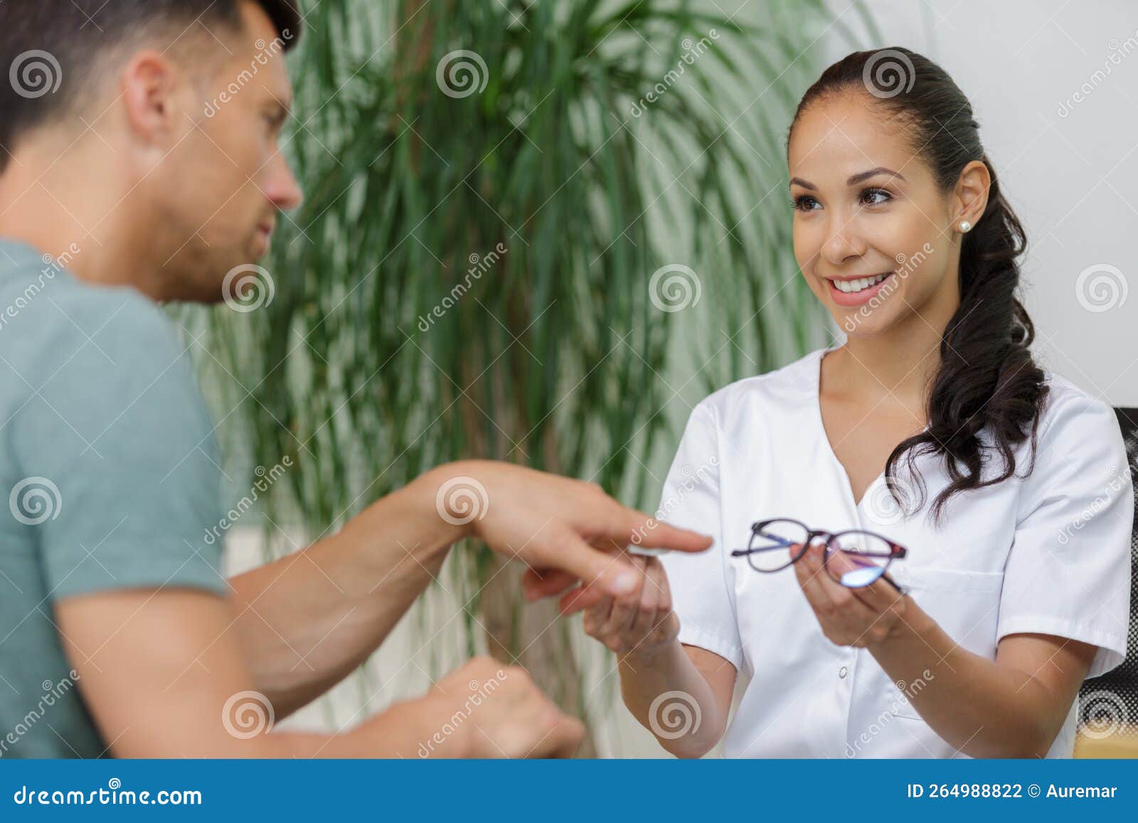 Two People and Vision Concept Stock Photo - Image of facial, home ...