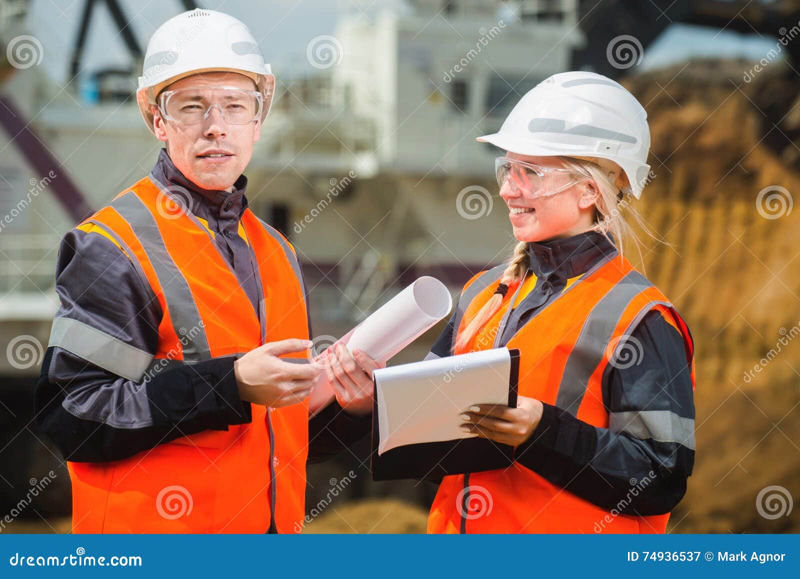 Two people working stock image. Image of engineering - 74936537