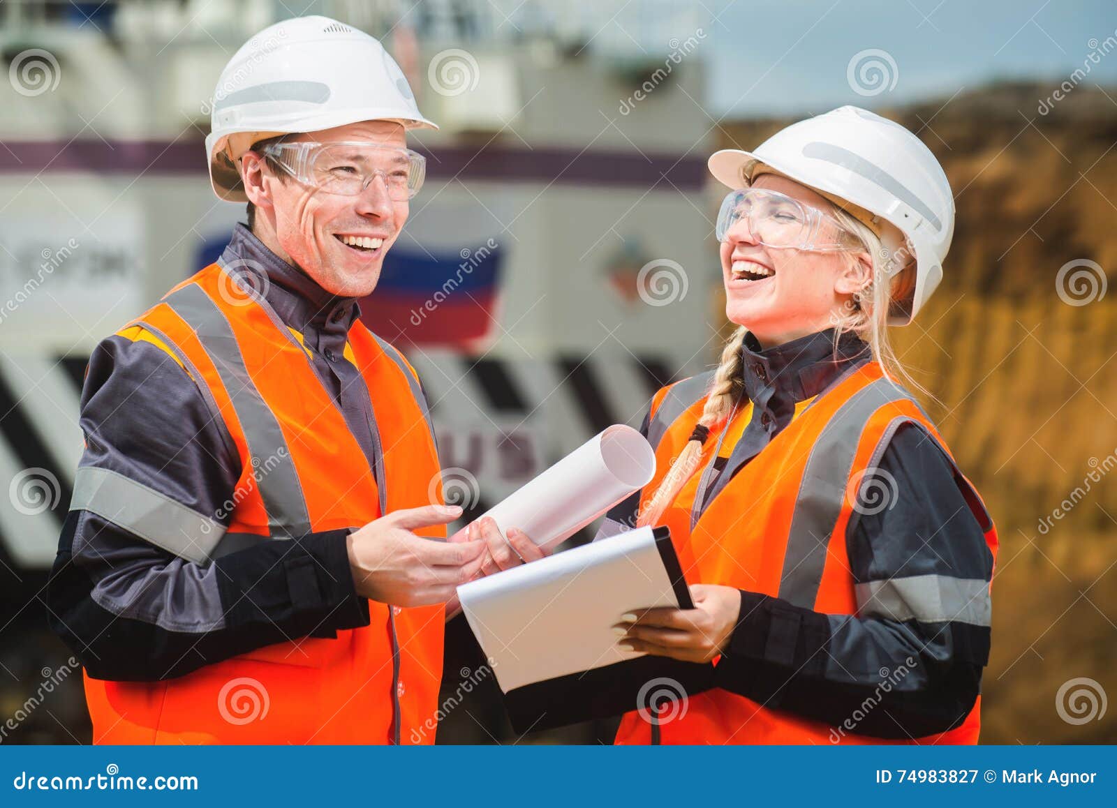Two people working stock image. Image of corporate, looking - 74983827