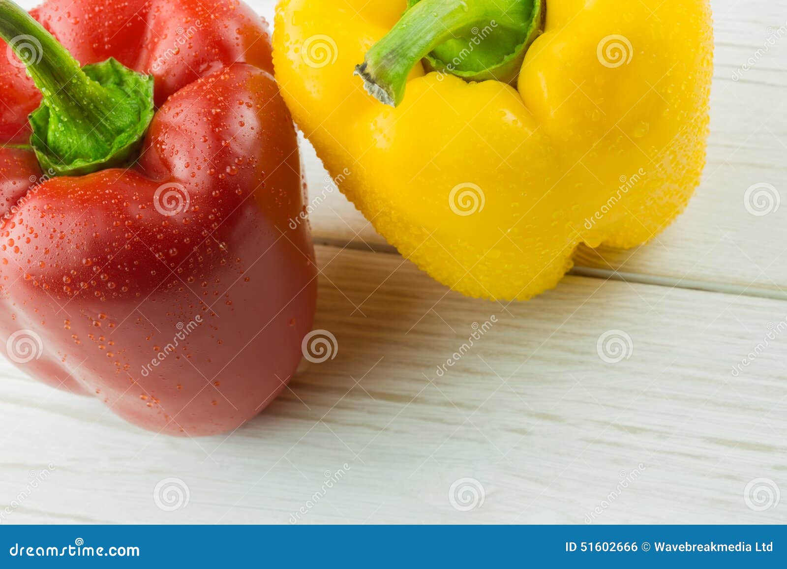 Two Peppers on Chopping Board Stock Photo - Image of organic, fresh ...