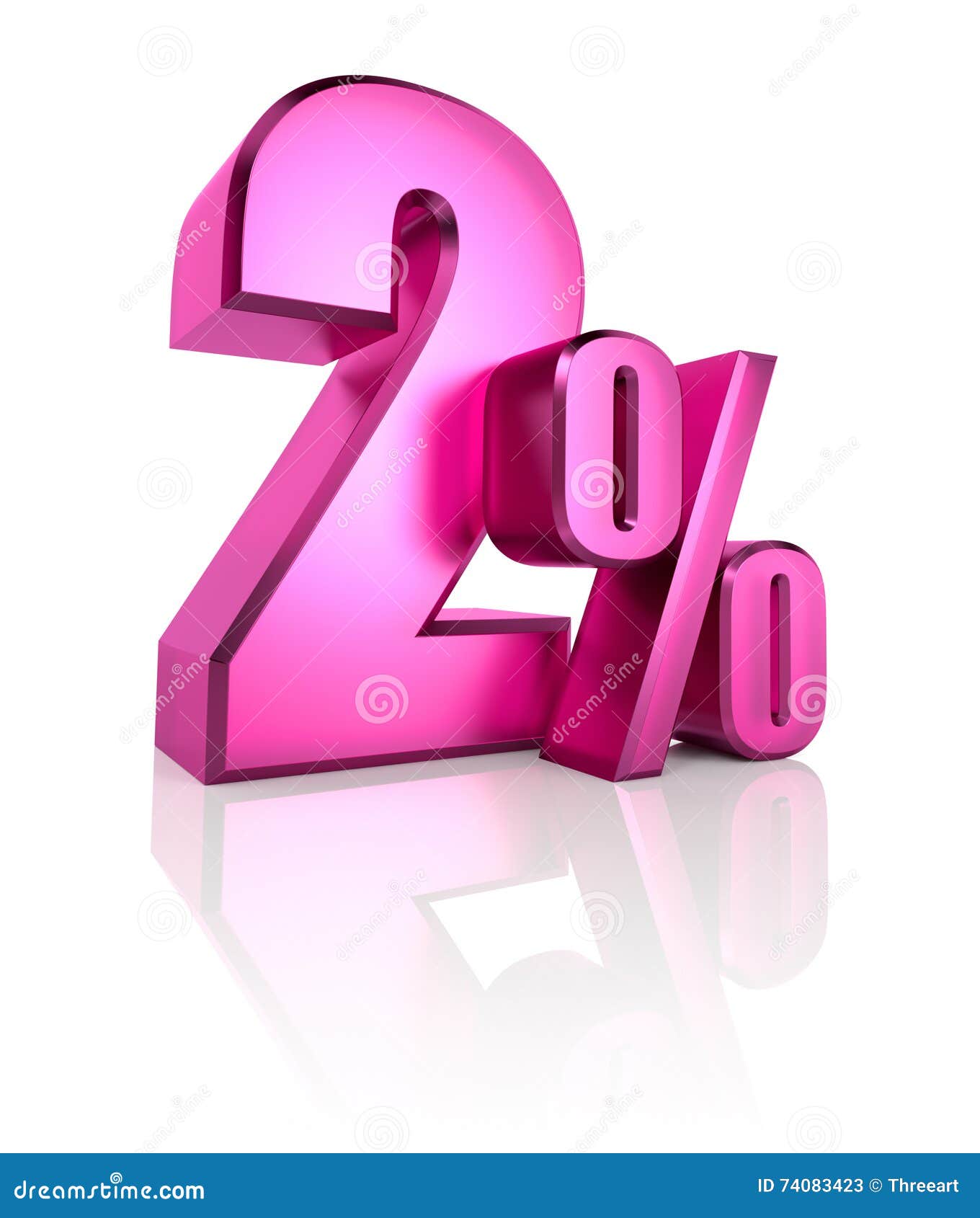 Two Percent Sign stock illustration. Illustration of percent - 74083423