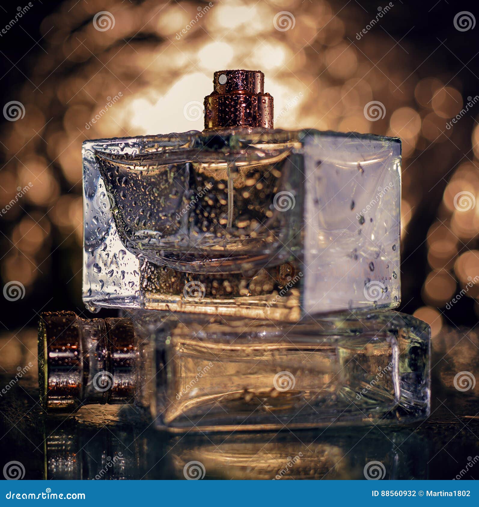 Two Perfume bottle stock photo. Image of fragrance, charm - 88560932