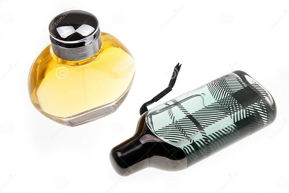 Two perfumes stock photo. Image of cosmetic, essence - 11320258