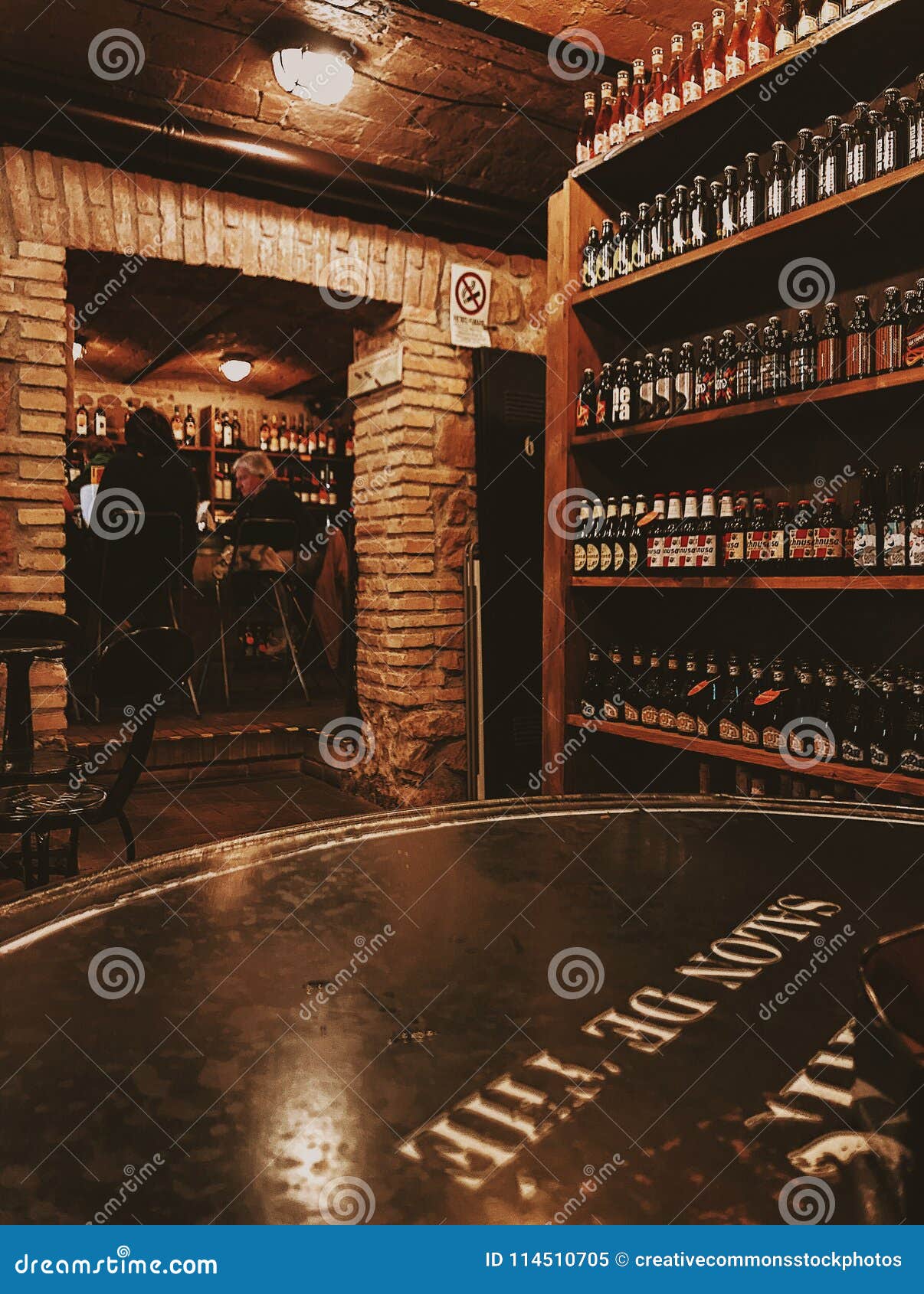 Two Person In Bar Stools Picture. Image: 114510705