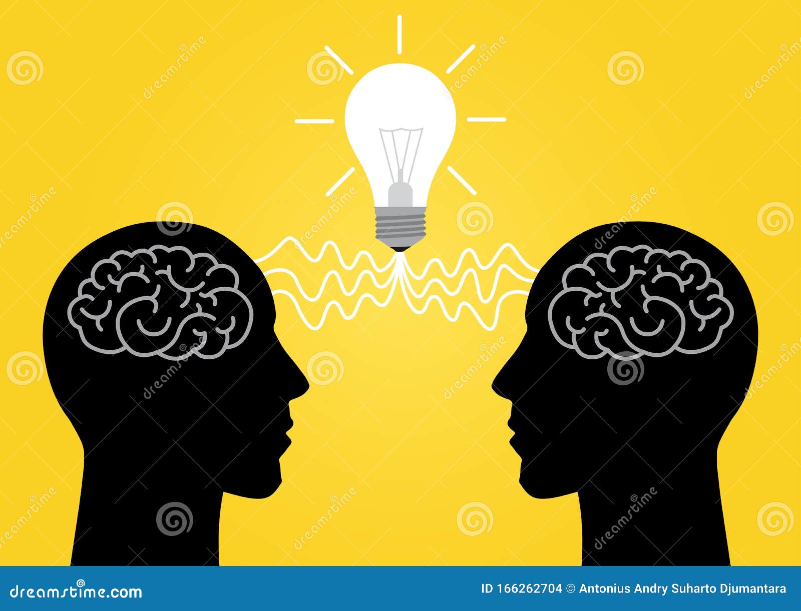 Sharing Ideas Teamwork Backgrounds Royalty-Free Cartoon | CartoonDealer ...