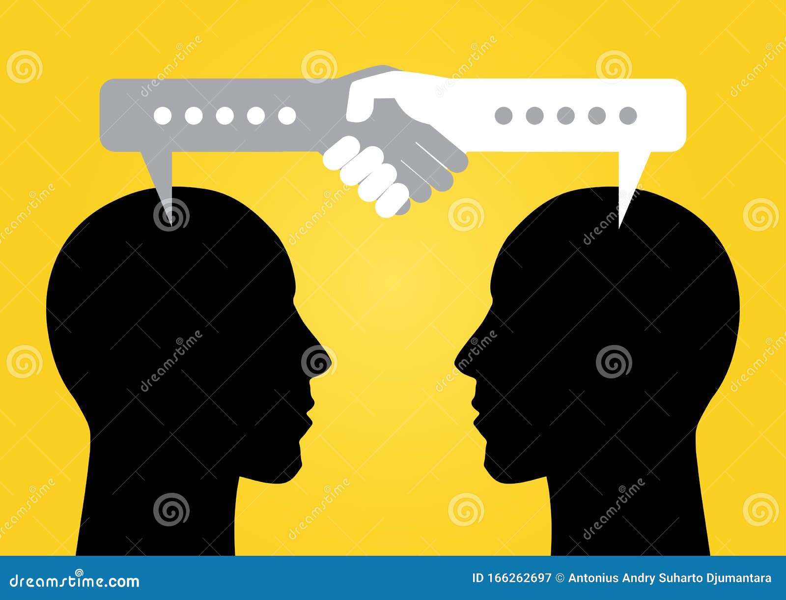 Two person head talking stock vector. Illustration of communication ...