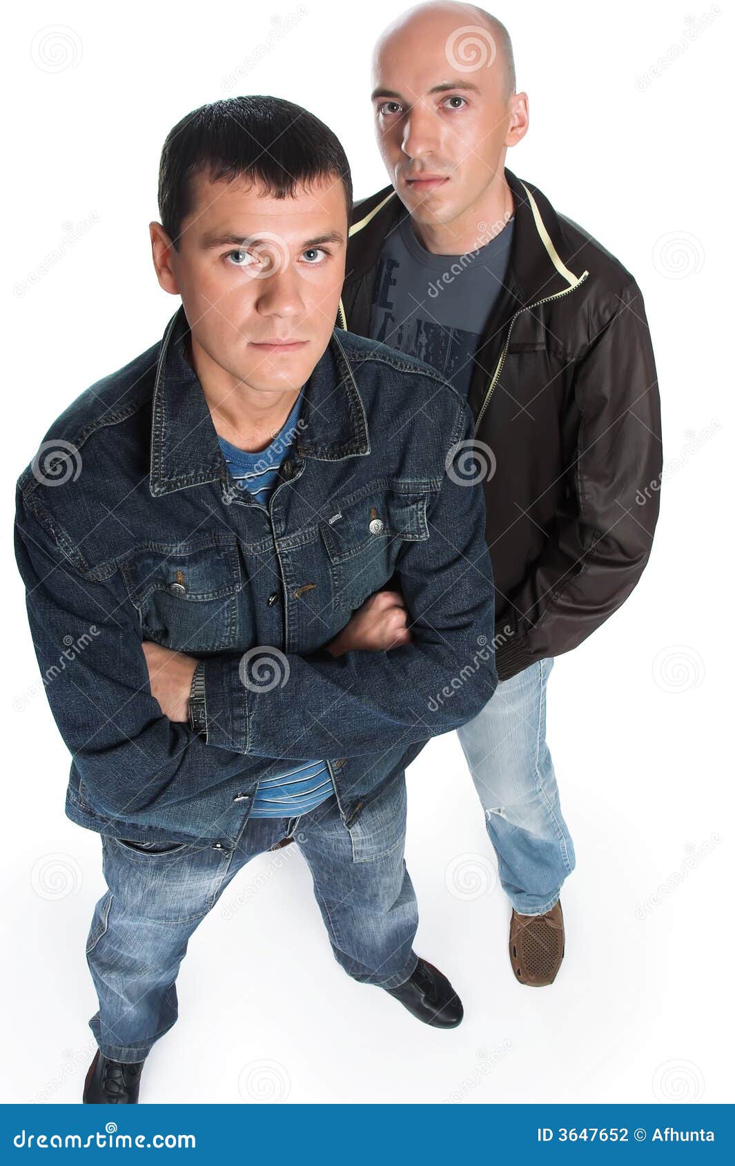 Two persons stock photo. Image of business, jacket, blue - 3647652