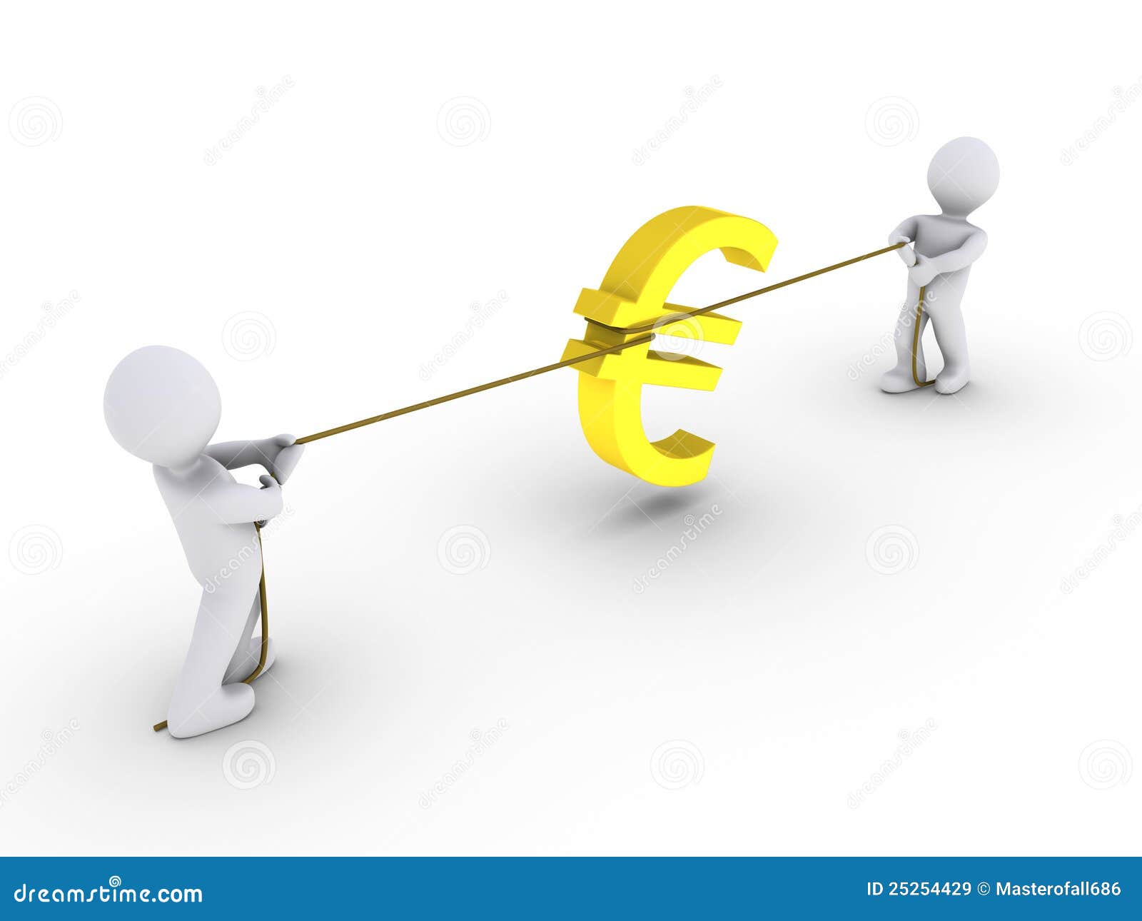 The Boy Pulling A Rope Illustration Drawing Royalty-Free Stock Image ...