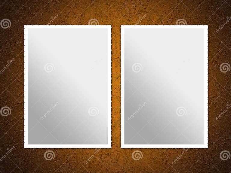 Two Photo Frames stock illustration. Illustration of blank - 2658467