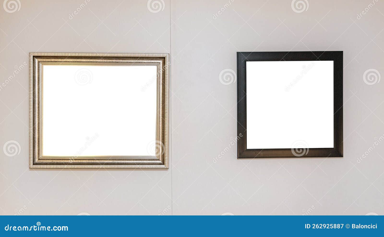 Two Picture Frames stock image. Image of rectangular - 262925887