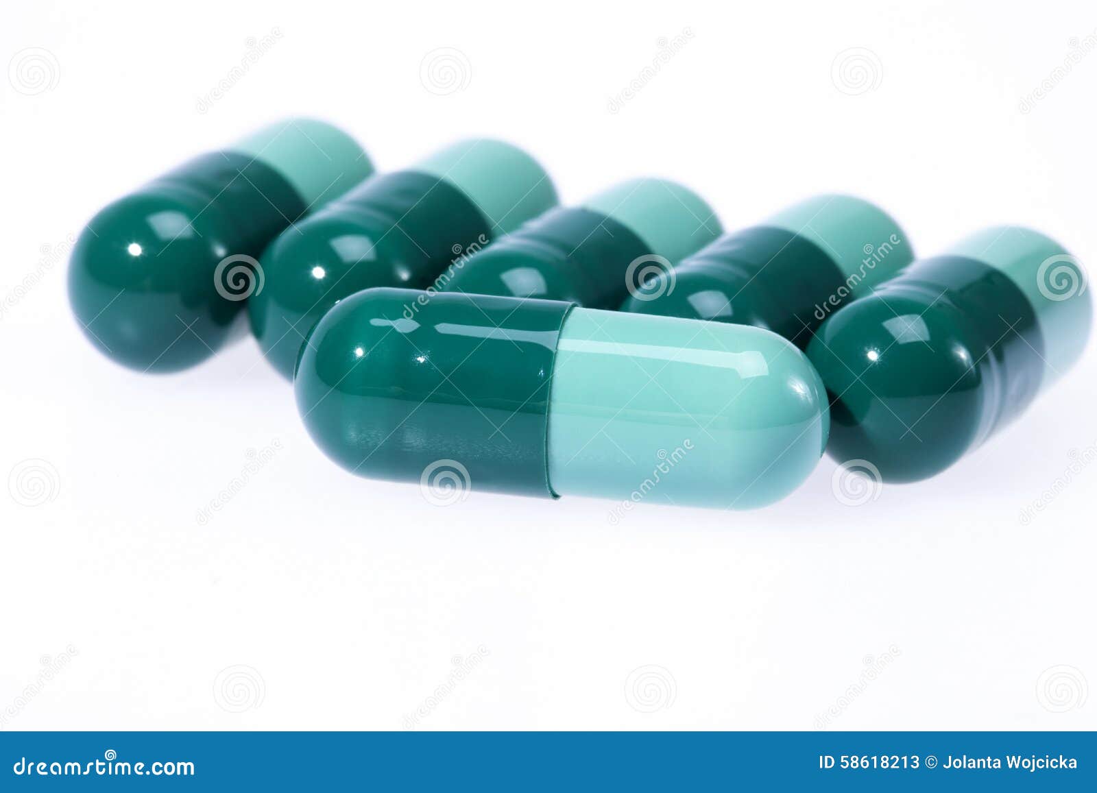 Two Piece Medical Capsule Isolated White Background Stock Photos ...