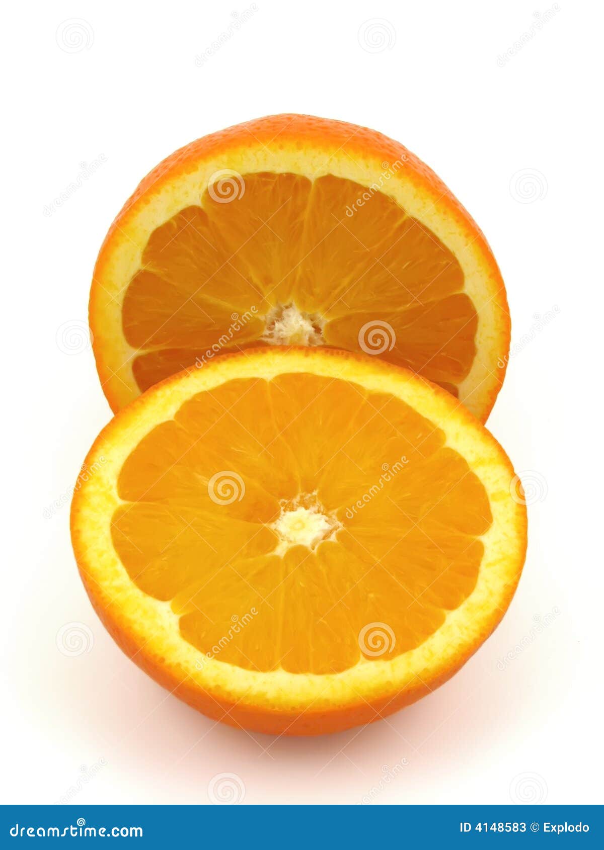 Two piece of Orange fruit stock image. Image of orange - 4148583