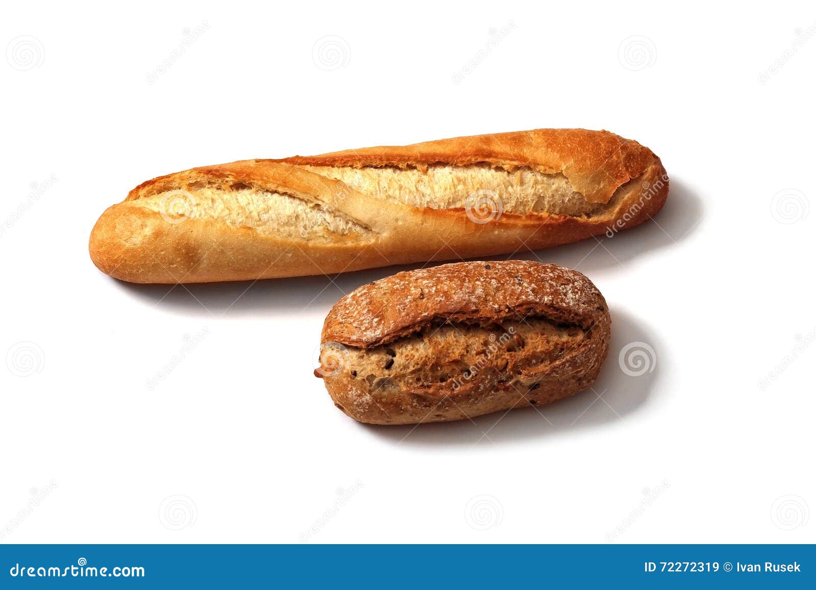 Two pieces of bakery goods stock image. Image of fresh - 72272319