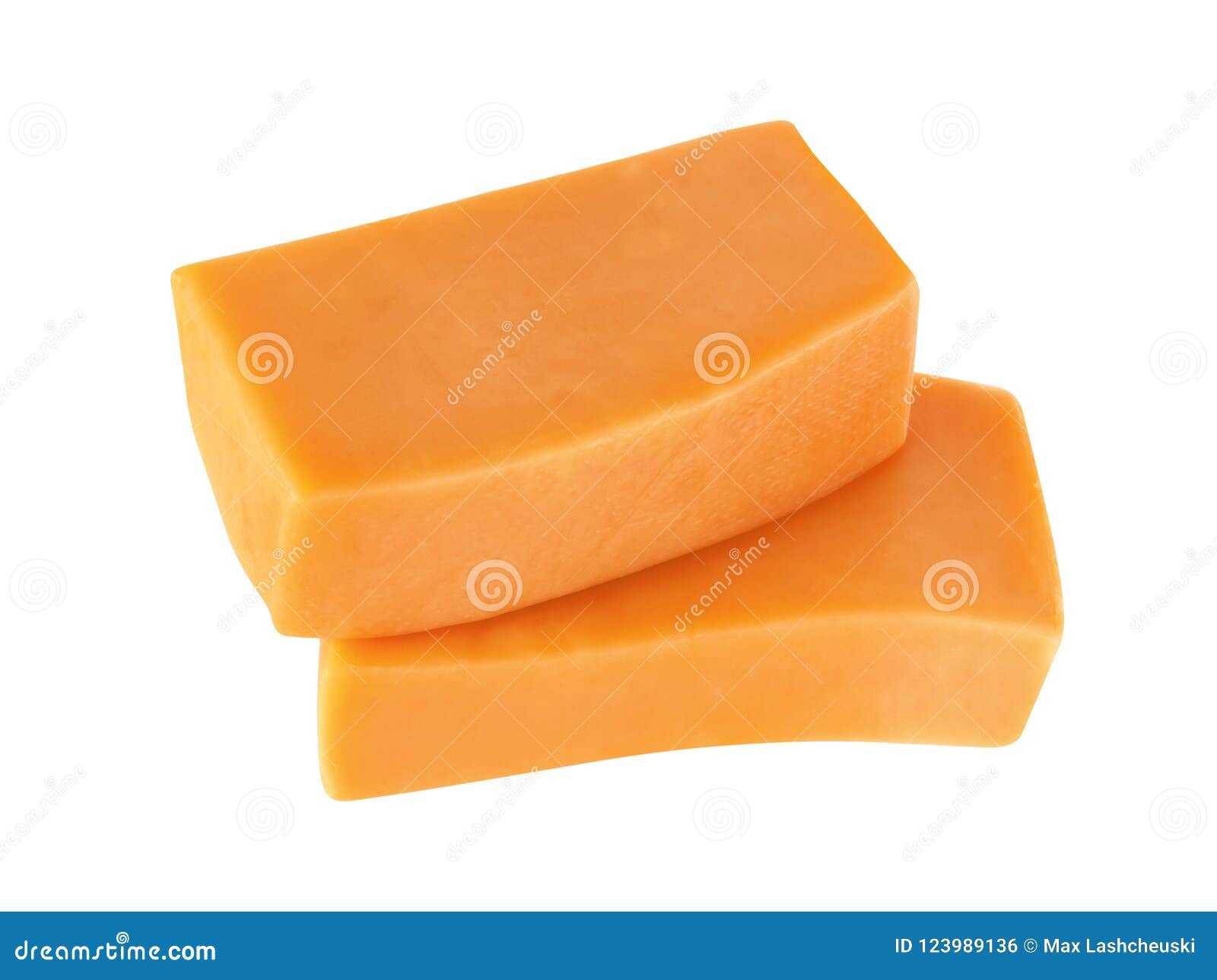 Cheddar Cheese Isolated on White Background Stock Photo - Image of ...