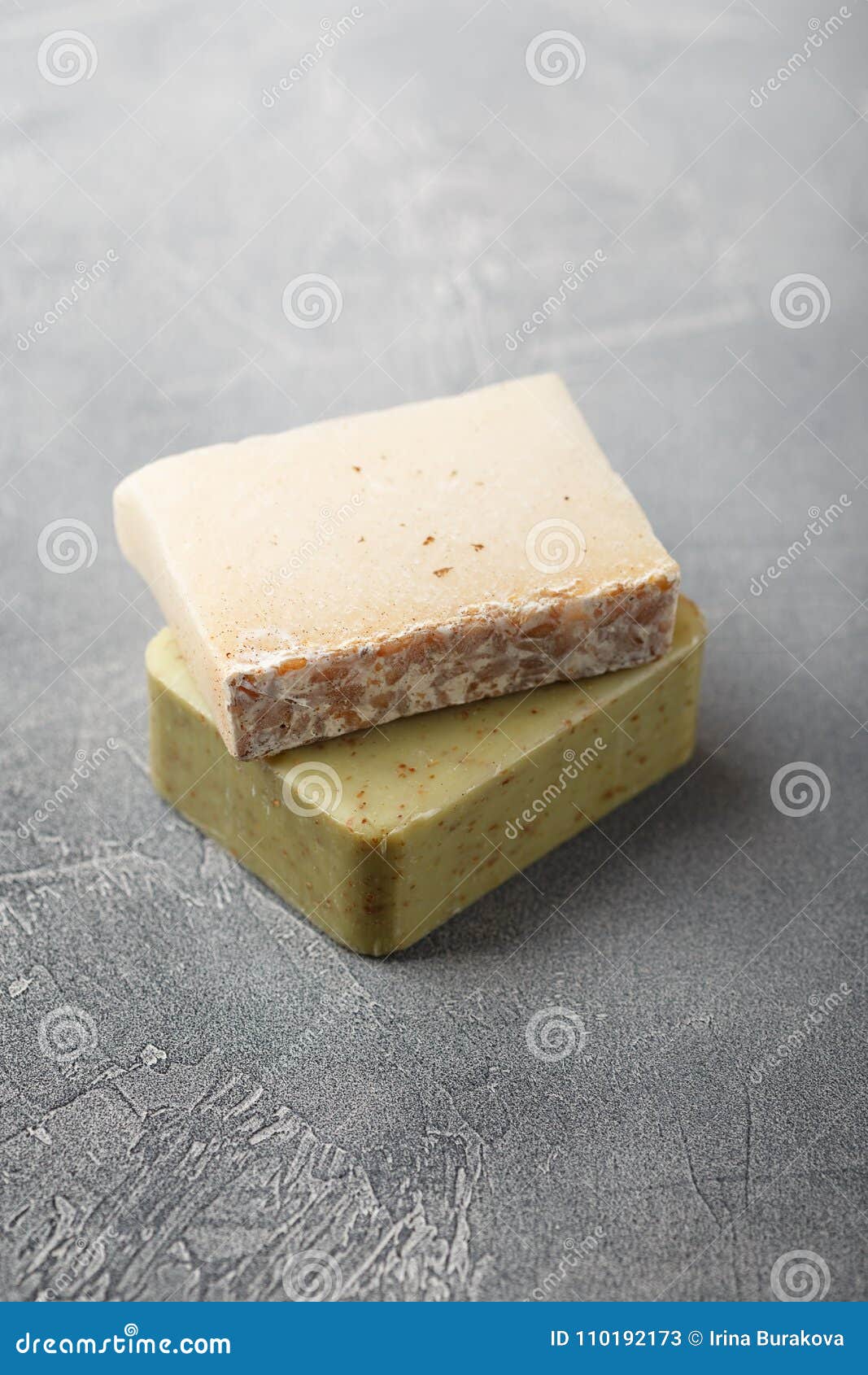 Two Pieces of Handmade Soap Stock Image - Image of aromatherapy ...