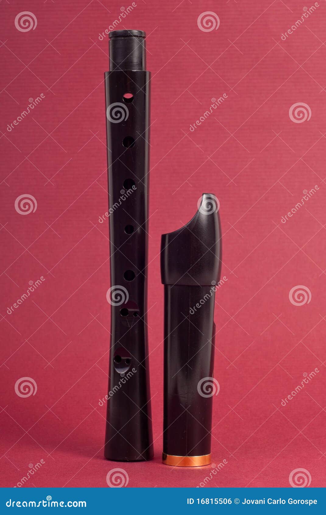 Two Pieces of Recorder stock photo. Image of beginner - 16815506