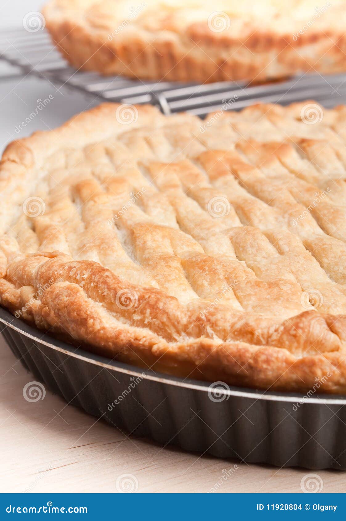 Two pies stock photo. Image of closeup, white, crust - 11920804