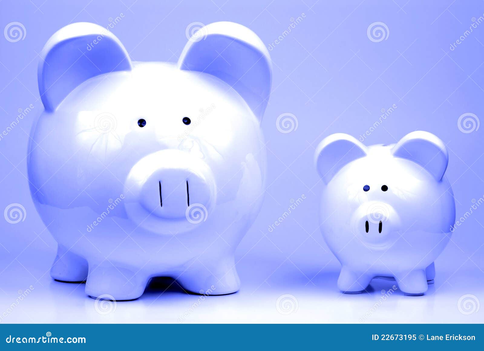 Two Piggy Banks stock image. Image of success, finance - 22673195