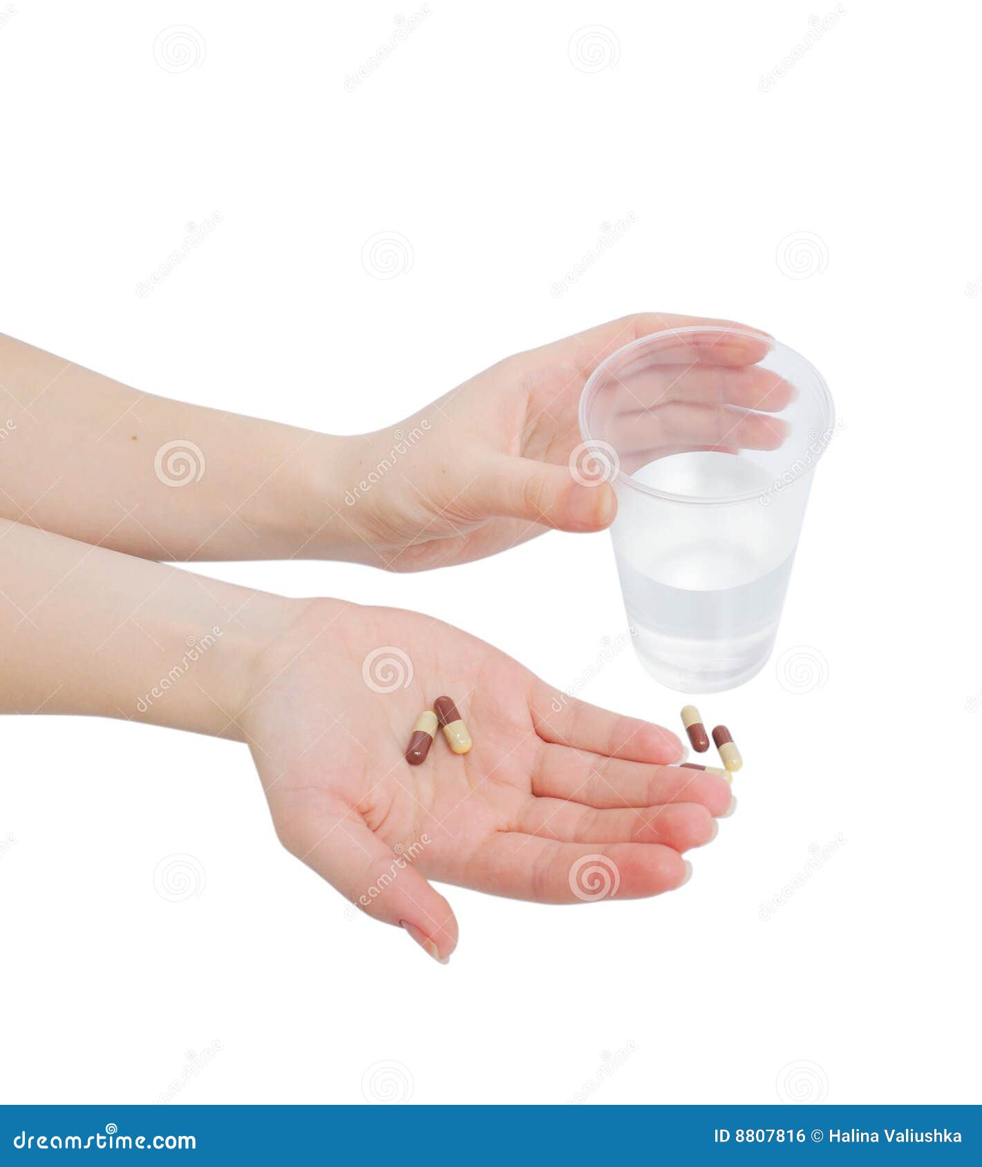 Two pill on hand stock photo. Image of hospital, care - 8807816