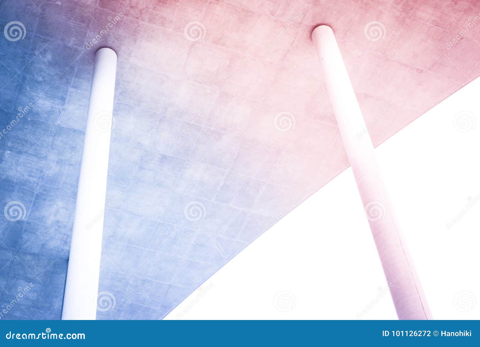 Two Pillars Supporting Roof , Coloums Holding Roof Stock Photo - Image ...