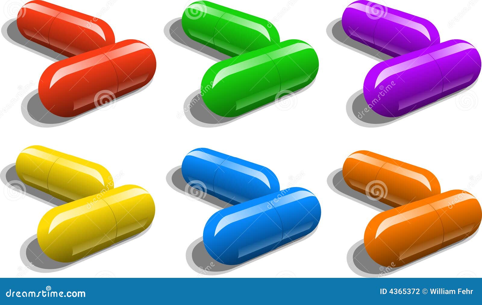 Two Pills stock vector. Illustration of sedative, doctor - 4365372