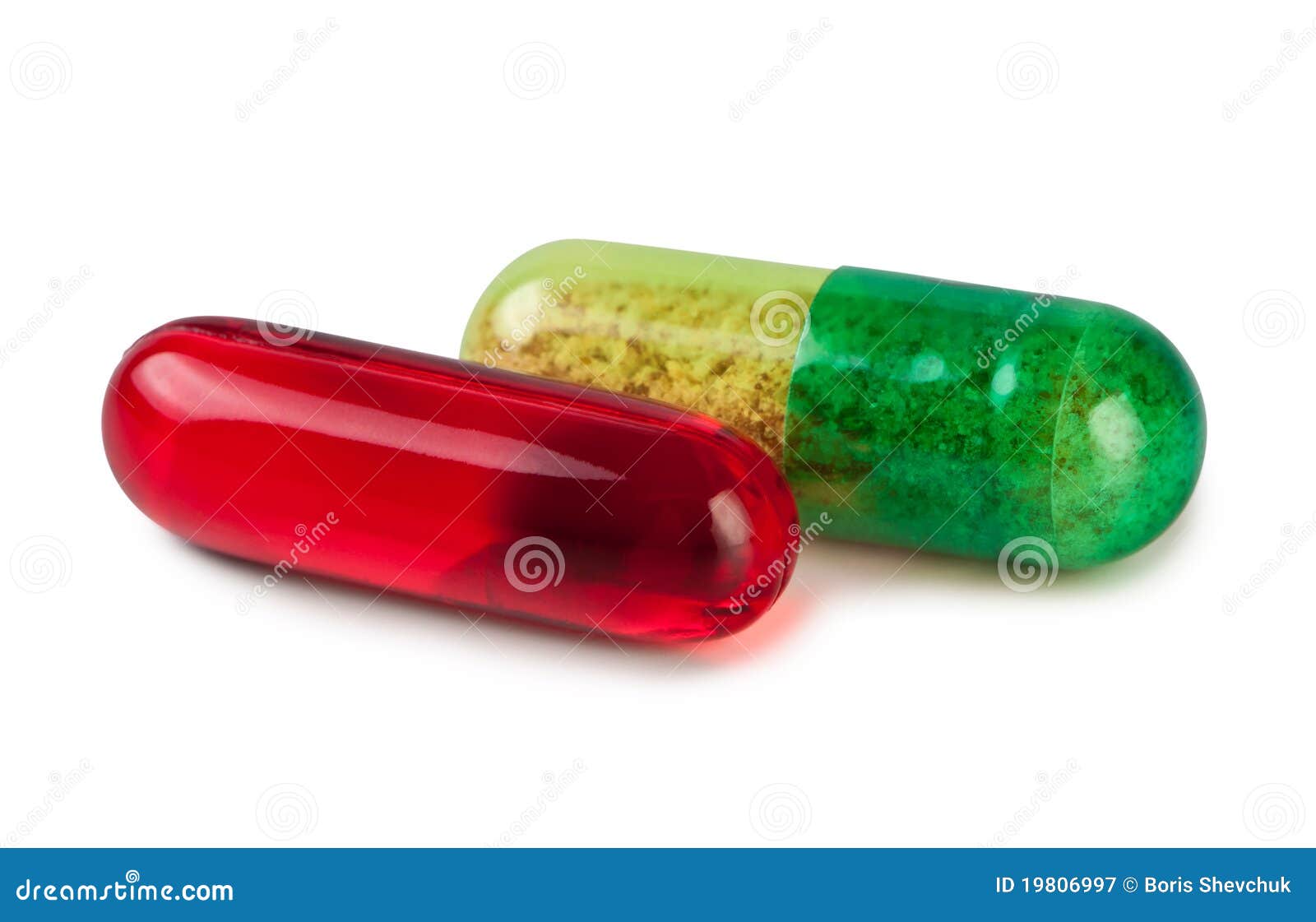 Two pills close up. stock image. Image of medication - 19806997