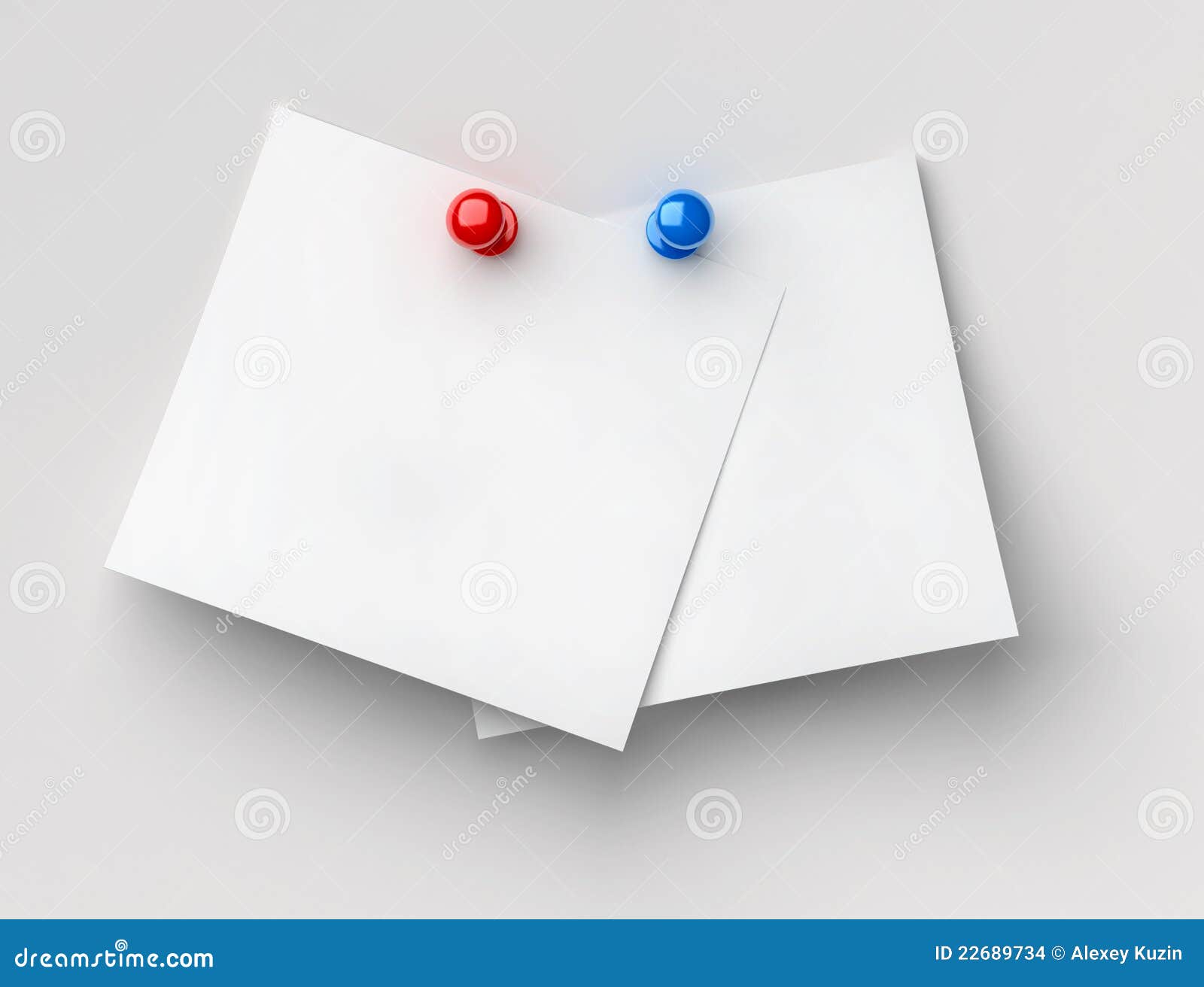 Two pin notes stock illustration. Illustration of hang - 22689734