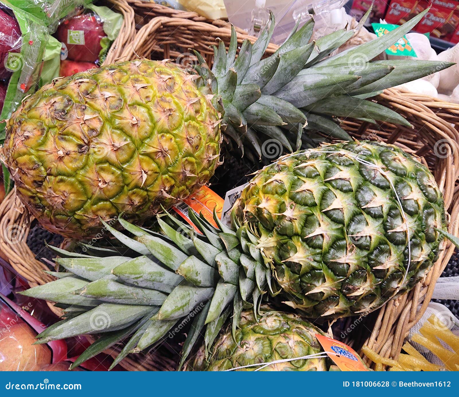 Two Pineapples stock photo. Image of stack, stacks, pineapples - 181006628