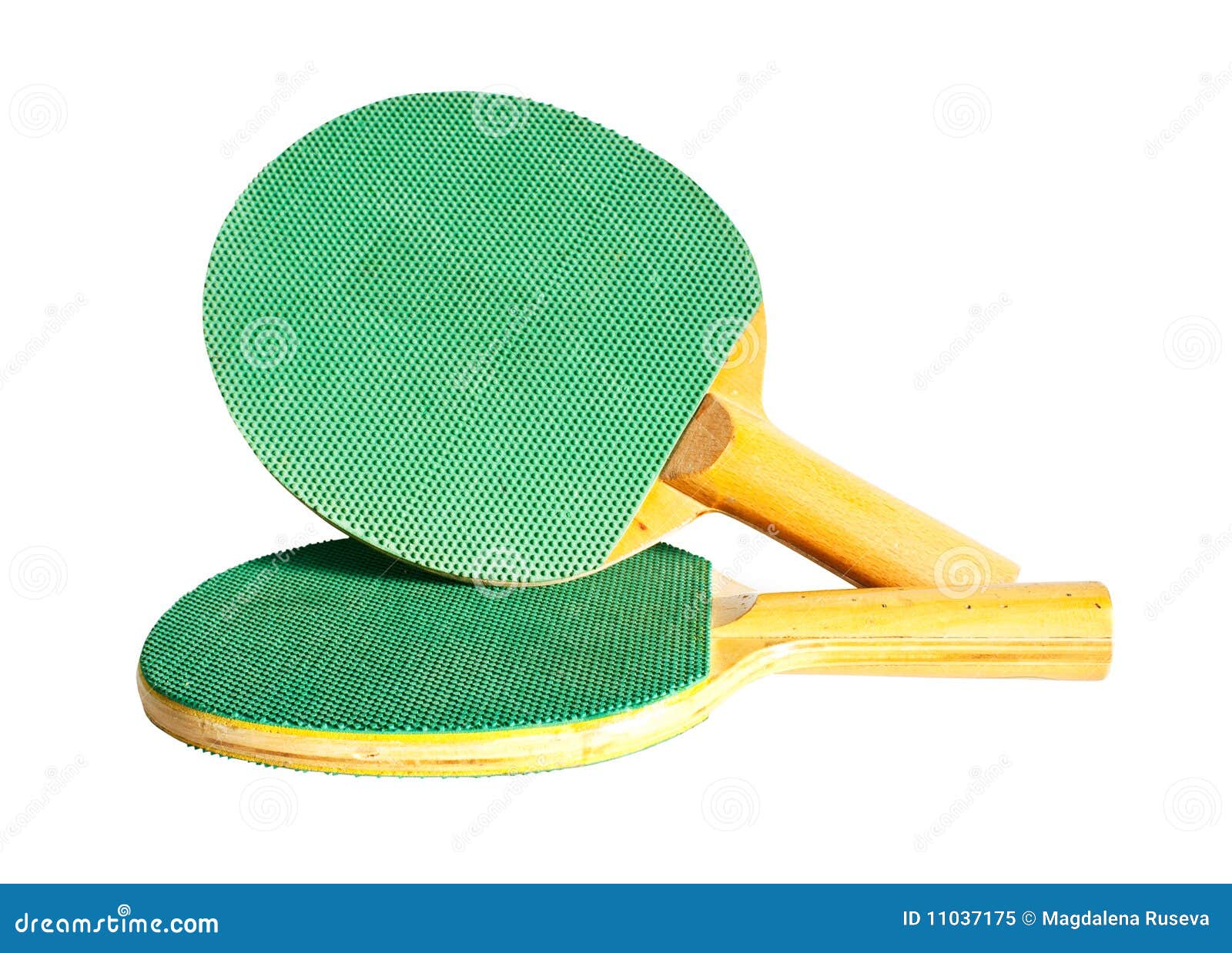 Two ping pong paddles stock image. Image of green, challenge - 11037175