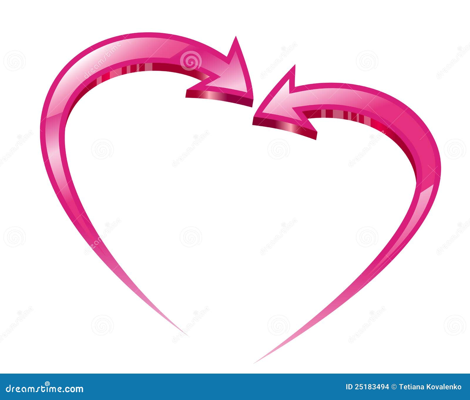 Love Heart Shape Arrows Icon Stock Illustrations – 1,180 Love Heart ...