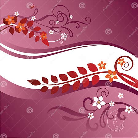 Two Pink and Red Floral Borders Stock Vector - Illustration of element ...