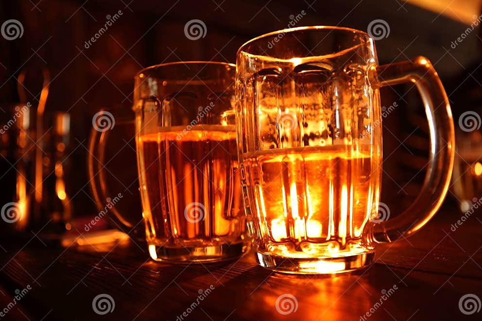 Two pint of beer stock photo. Image of beer, cool, brew - 14648634