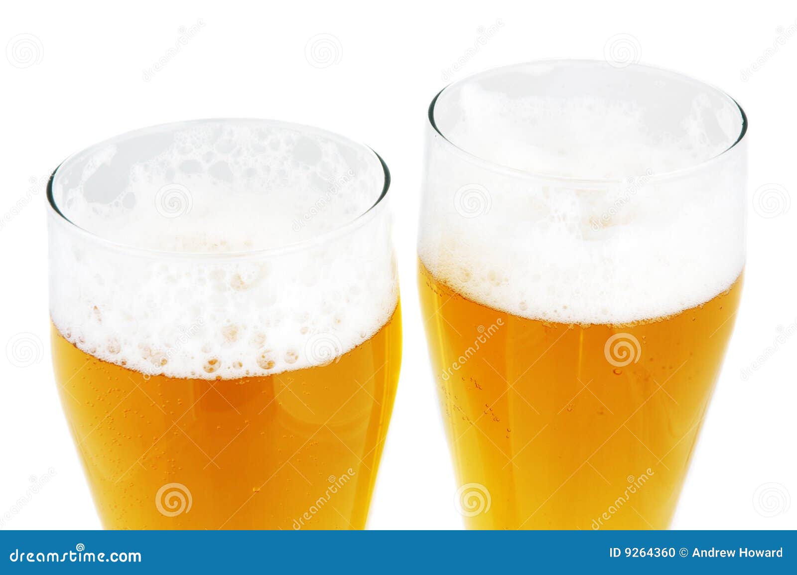 Two pints of beer stock photo. Image of luxuriate, party - 9264360