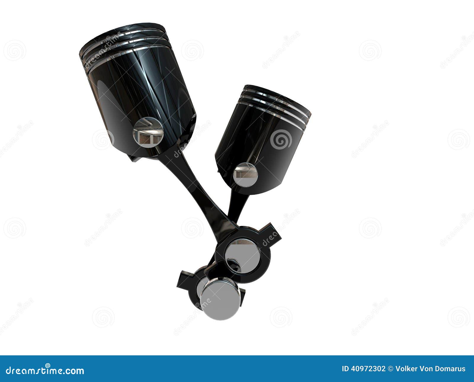 Two pistons stock illustration. Illustration of piston - 40972302