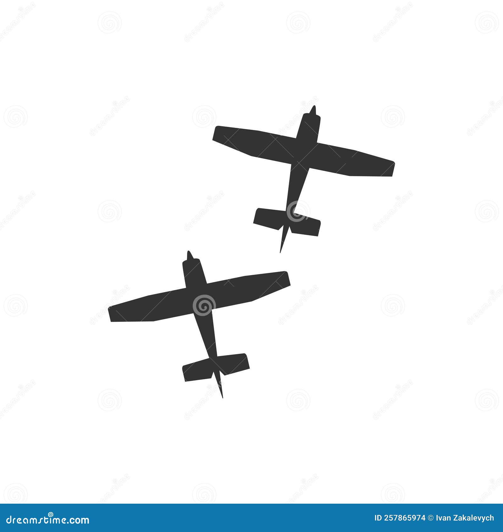 Two Planes Icon. War Airplane Symbol. Sign Bomber Vector Stock Vector ...