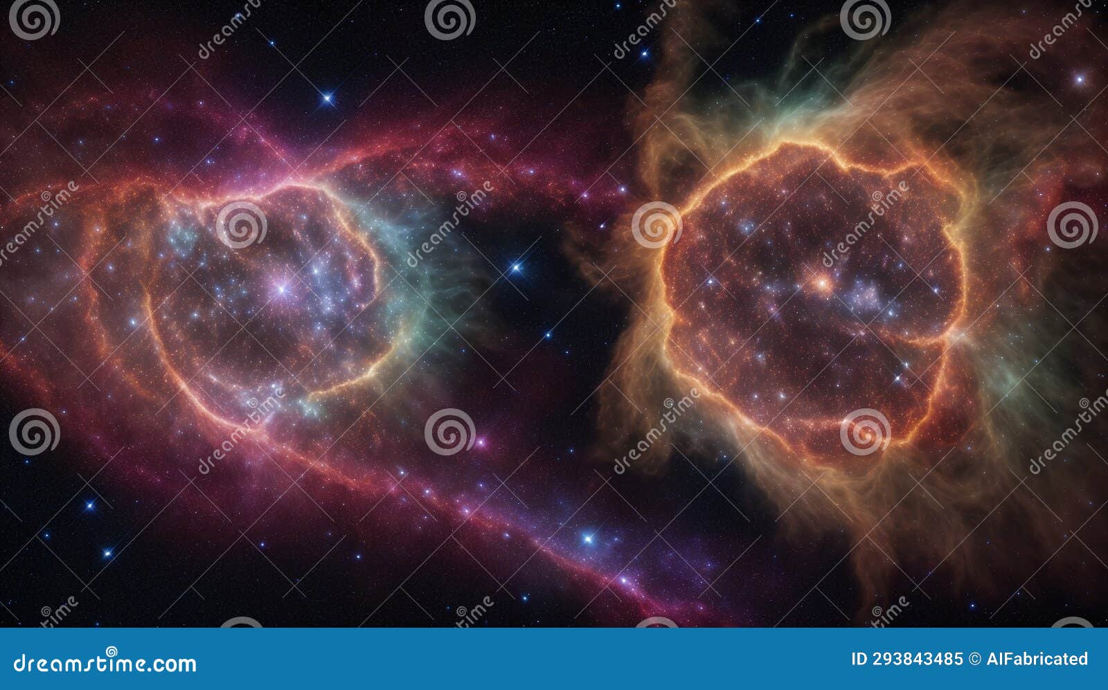Two Planetary Stars in the Constellation Stock Illustration ...