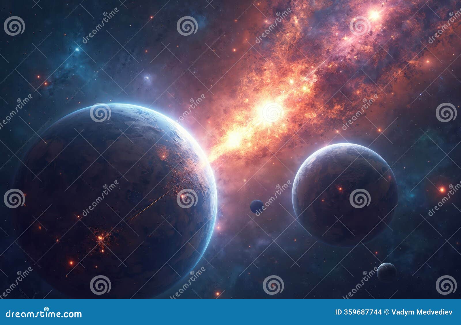 Explode Universe Background Royalty-Free Stock Photo | CartoonDealer ...