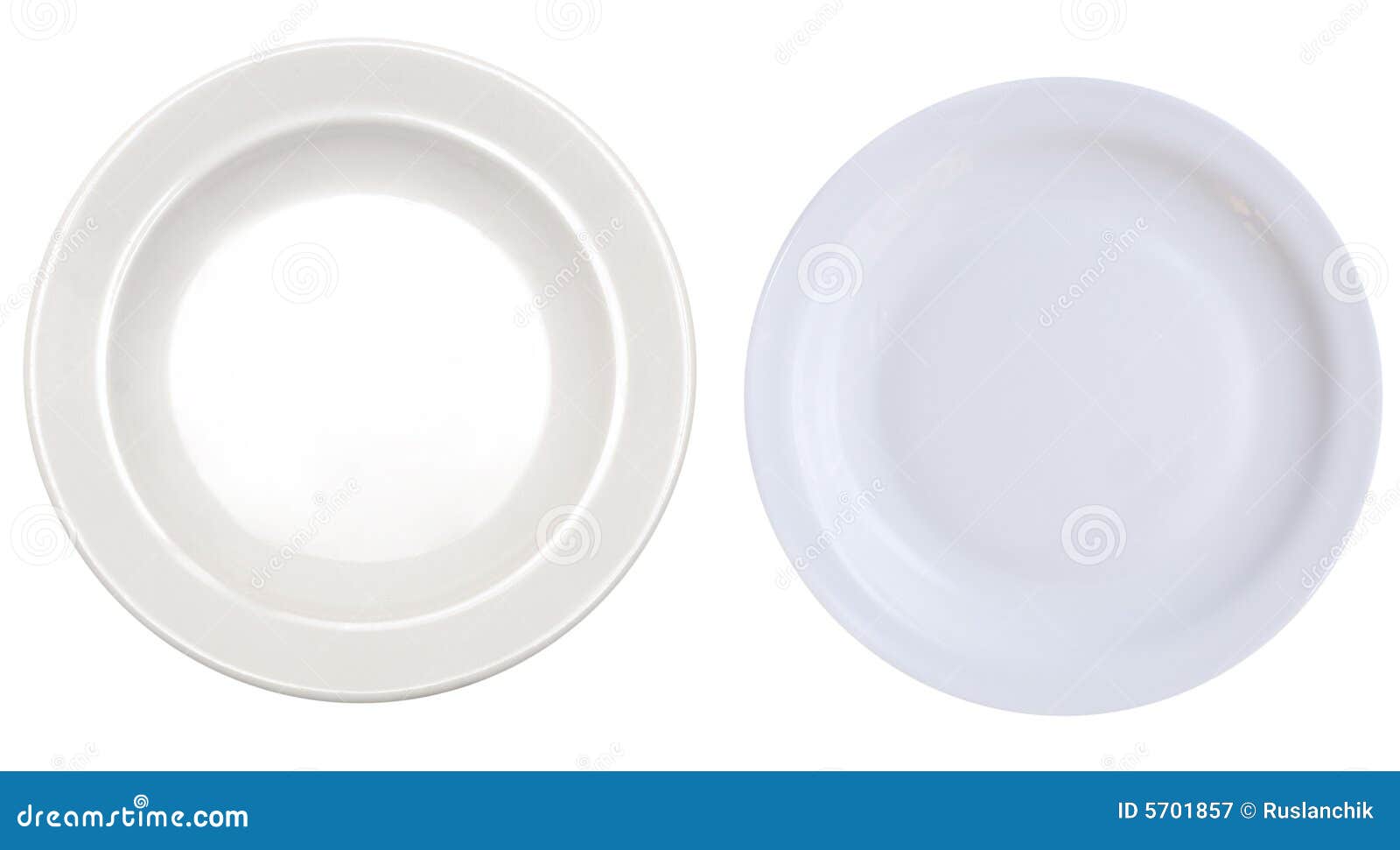Two plates stock image. Image of table, brown, restaurant - 5701857