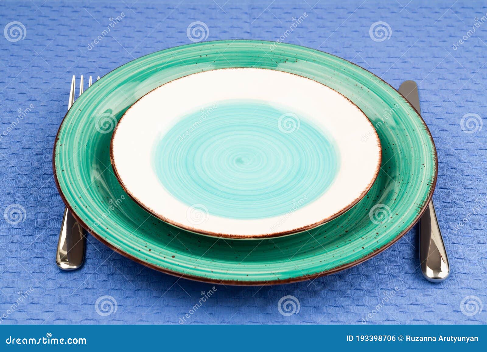 Two plates stock photo. Image of cooking, dieting, domestic - 193398706