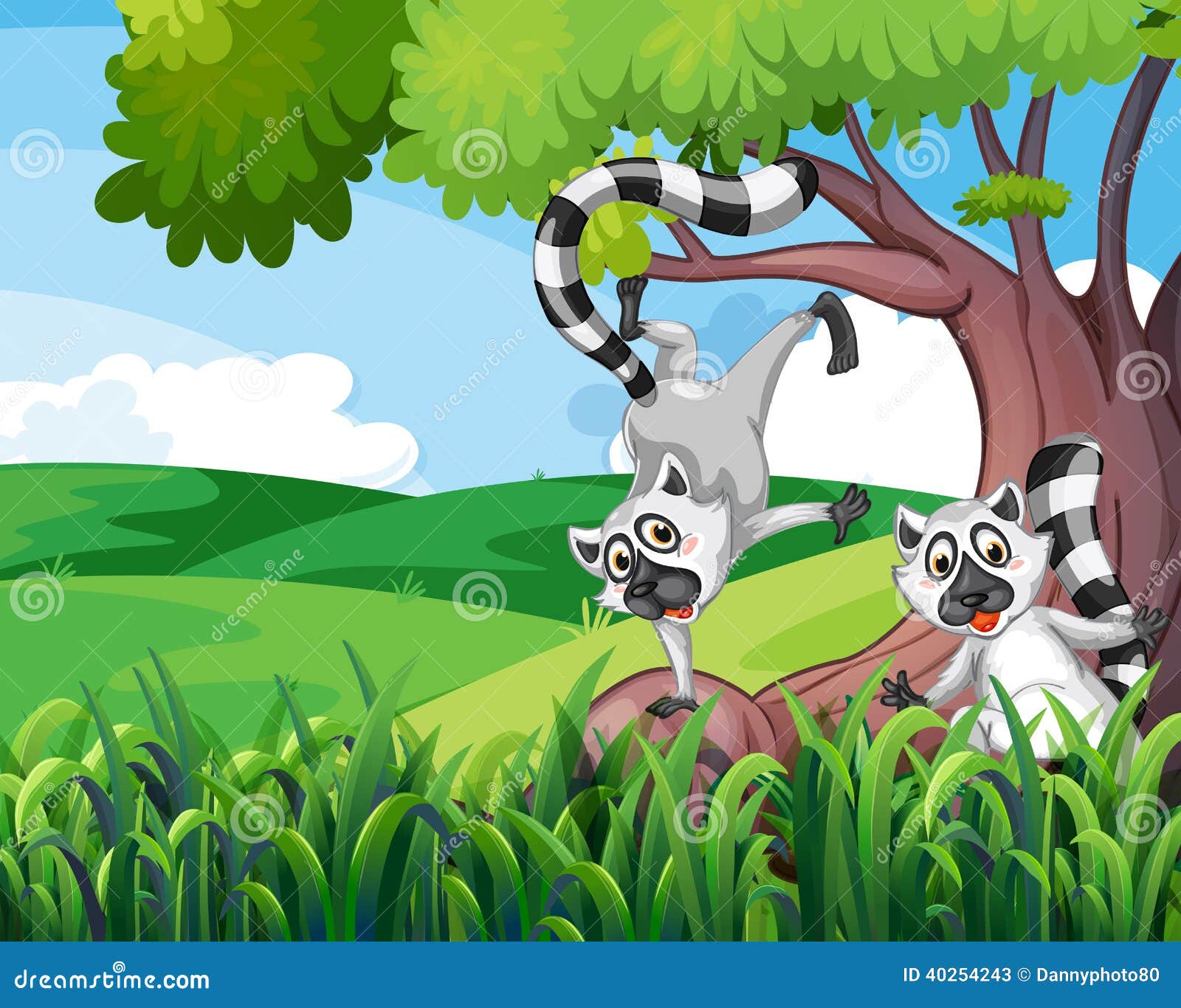 Lemurs Cartoons, Illustrations & Vector Stock Images - 530 Pictures to ...