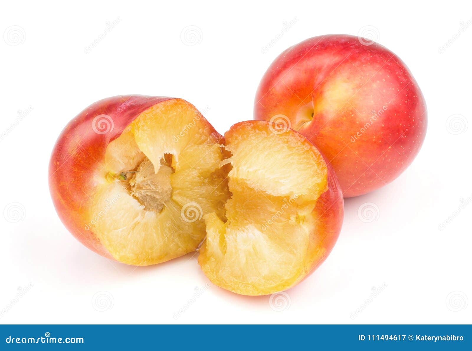 Fresh Red Plum Isolated on White Stock Image - Image of food, intense ...