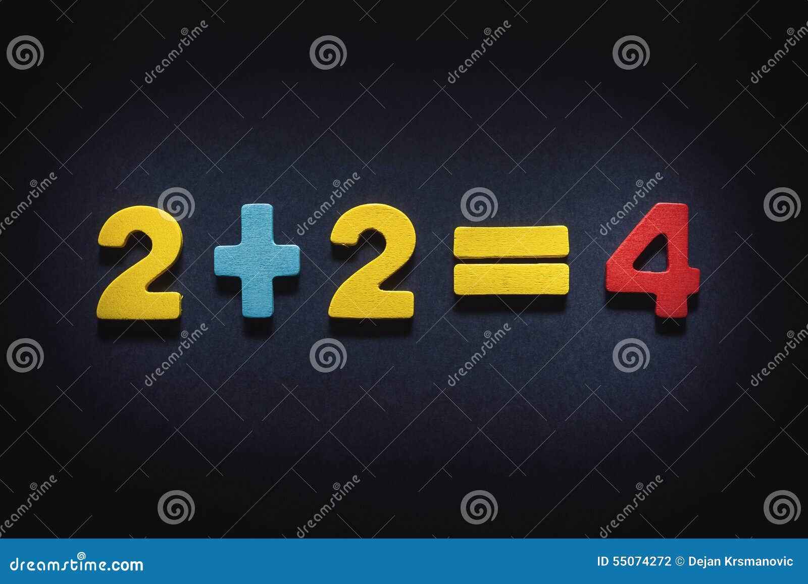 Two Plus Two stock photo. Image of colors, formula, concept - 55074272