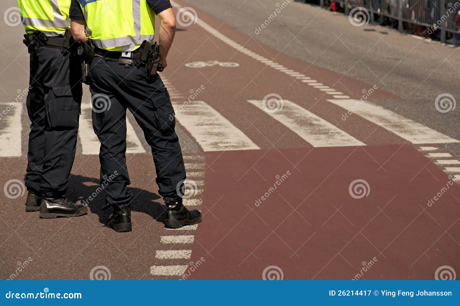 Two policemen stock image. Image of public, police, ready - 26214417