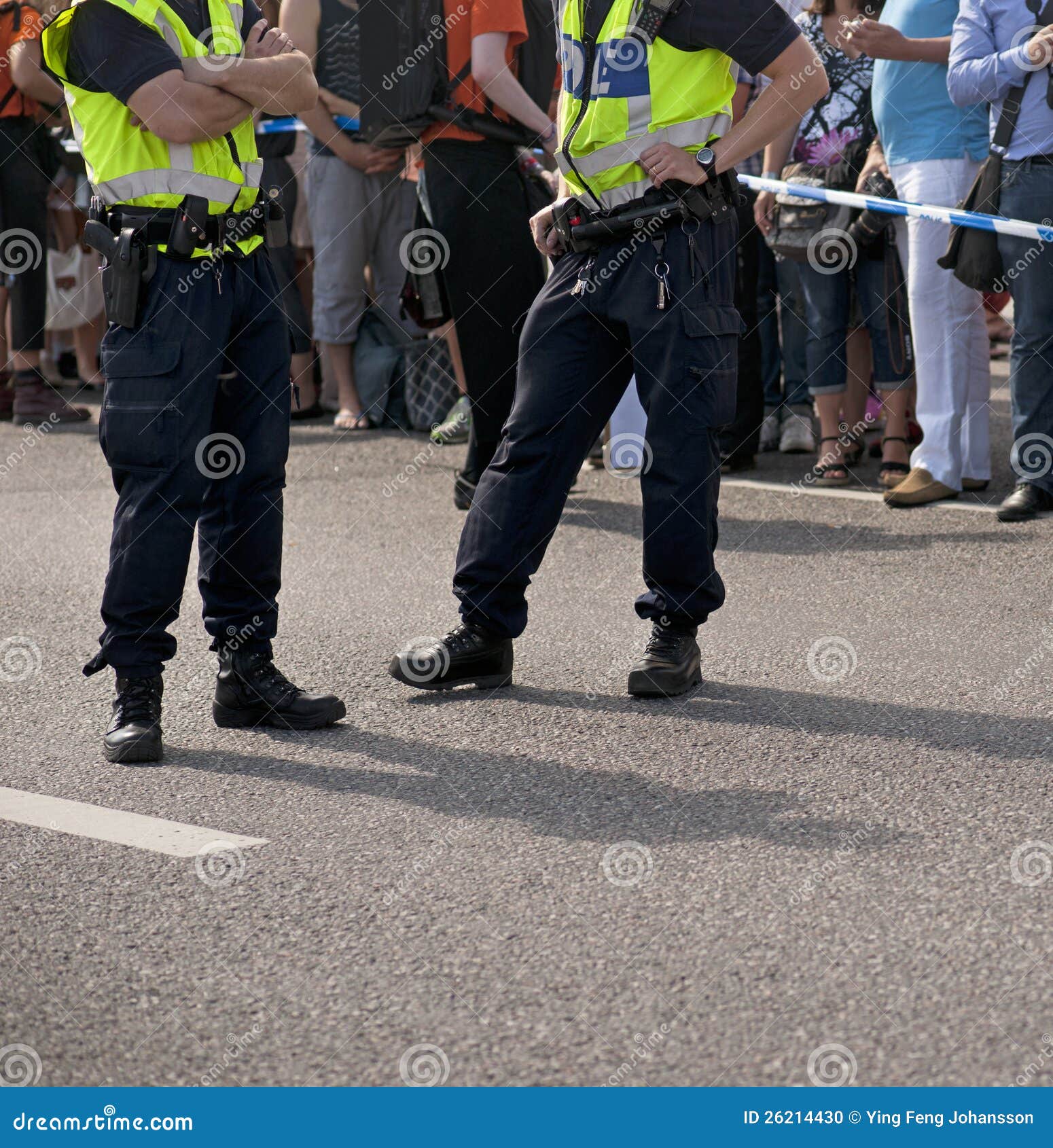 Two policemen stock photo. Image of sunlight, outdoors - 26214430