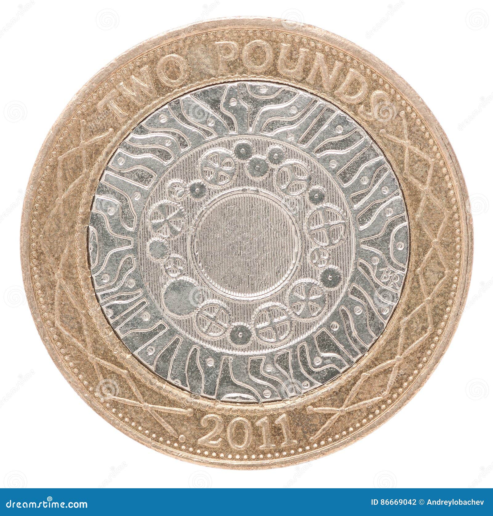 Two pound coin stock photo. Image of savings, shine, finance - 86669042